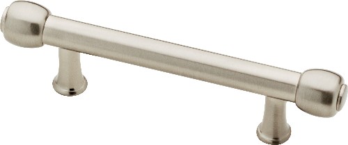 Windemere 3 in Center to Center Satin Nickel Cylindrical Bar Drawer Pulls